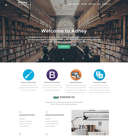 Adney WordPress theme - Xylus Themes